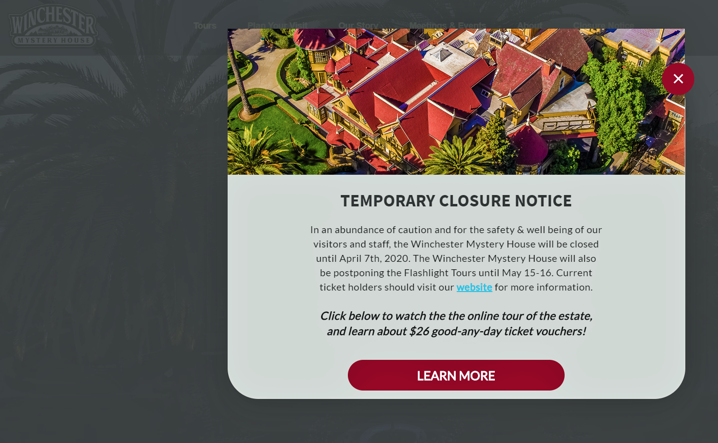 Winchester Mystery House Offers Free Virtual Tours | The Haunted Librarian