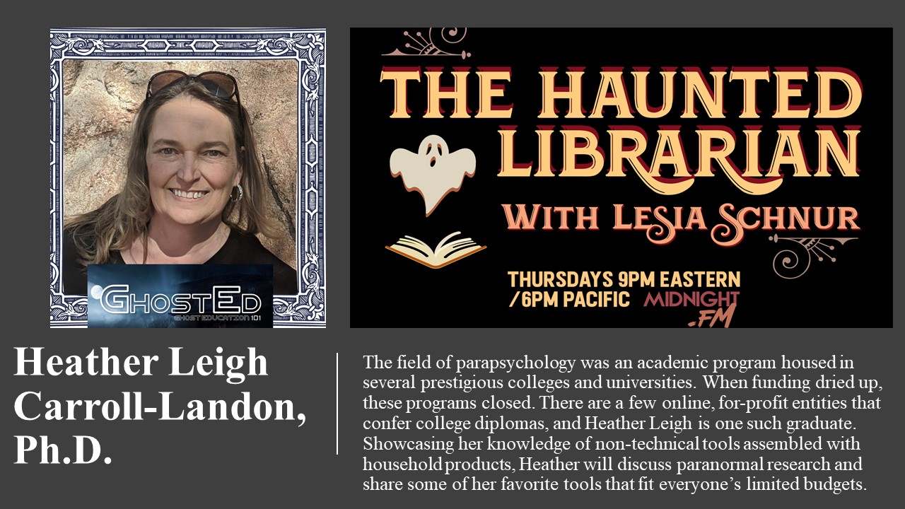 Academic Paranormal Degrees–Yes, They Exist | The Haunted Librarian